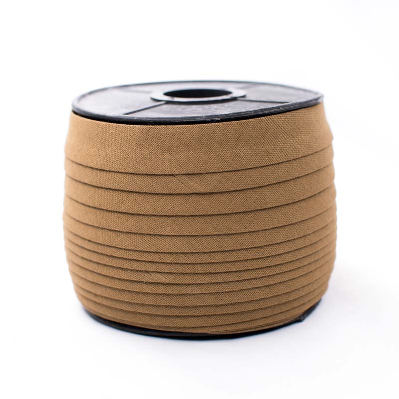 SESGO ALGODON 16MM KAKI OSCURO 0706 - Cacharrería Bombay